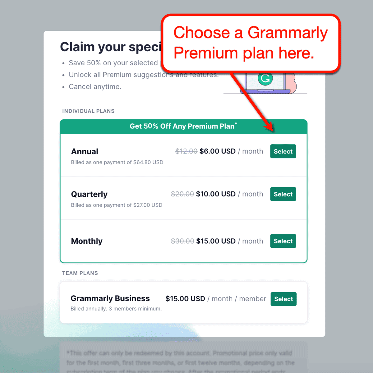 50% Off: Grammarly Black Friday & Cyber Monday Deal (2023)