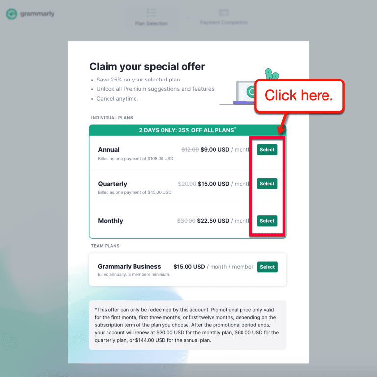 Grammarly Prices and Plans (2025): 30% Discount