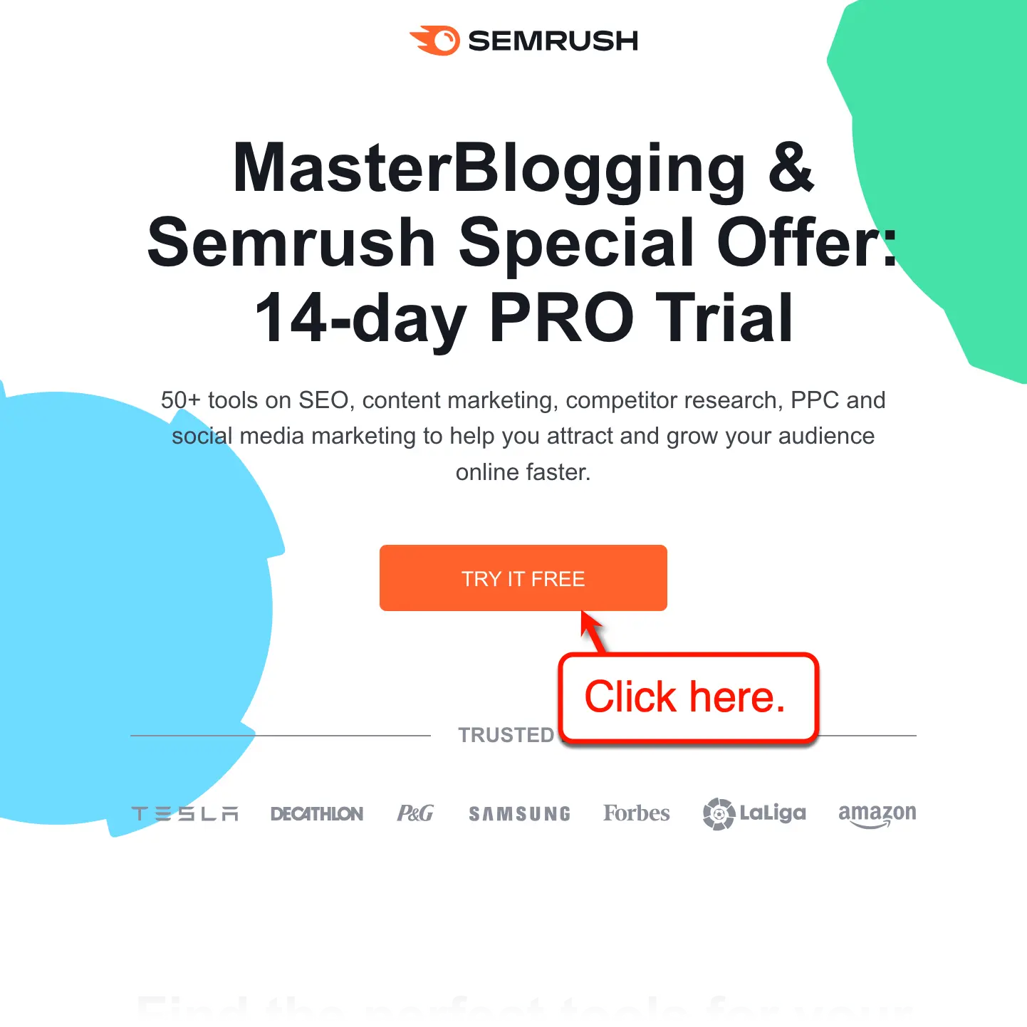 Semrush Free Trial (14 Days): Experience Pro OR Guru Plan!